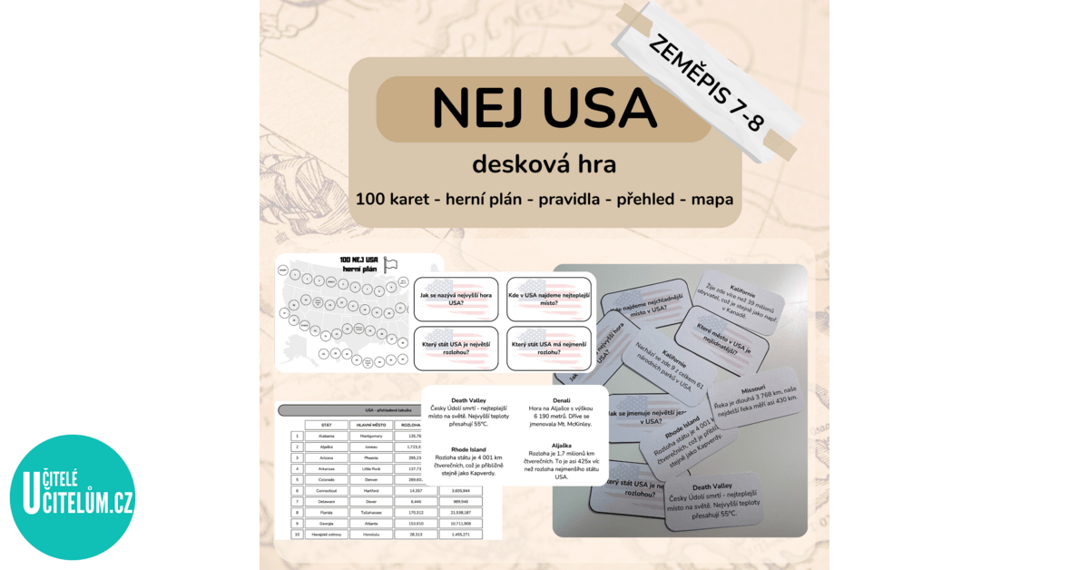 100 nej USA - Zeměpis | UčiteléUčitelům.cz